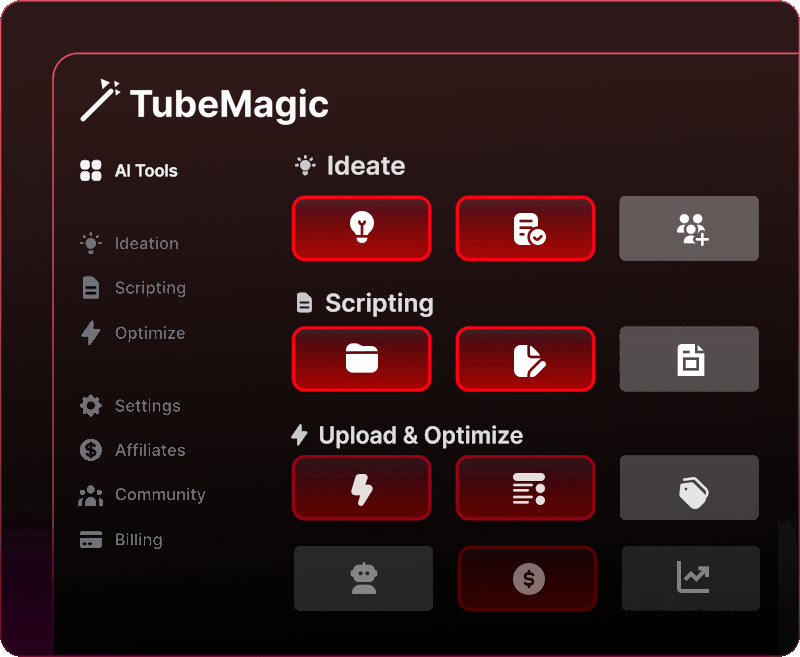 TubeMagic - AI Tools For Growing on YouTube